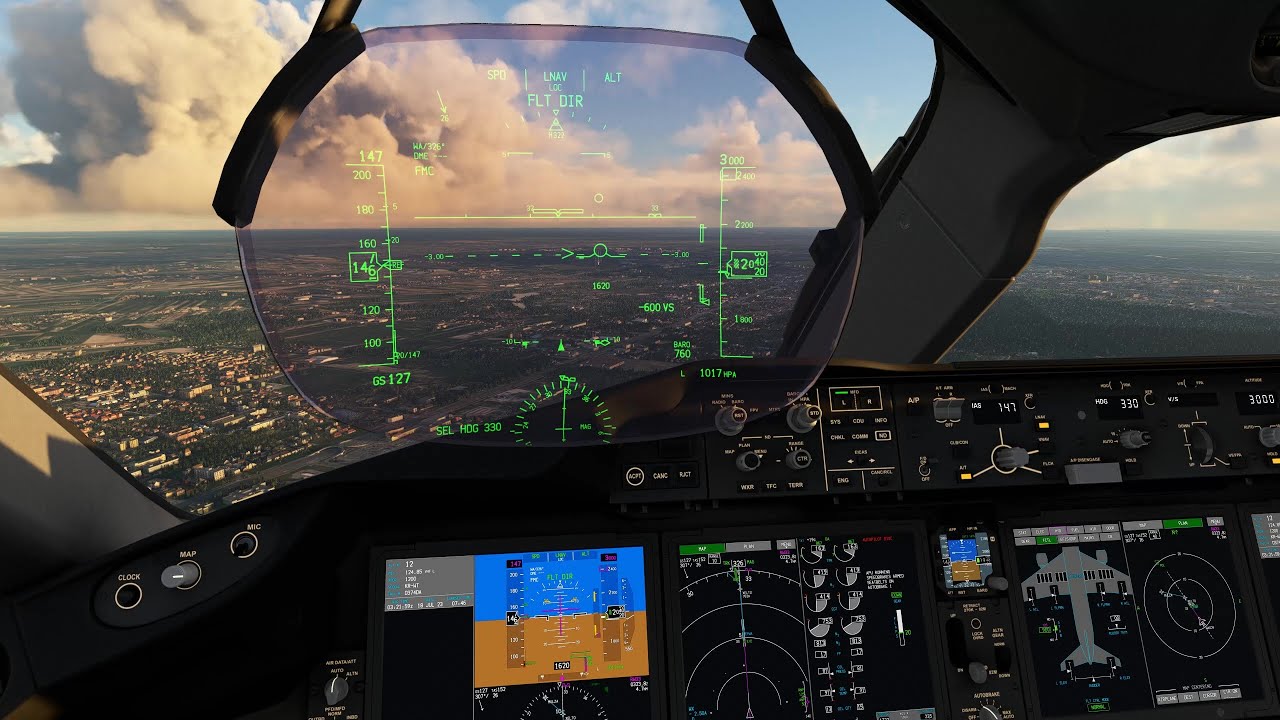 MSFS / 787-8 / UHD 2K / EPWA / WARSAW CHOPIN AIRPORT / RUNWAY 33 ...