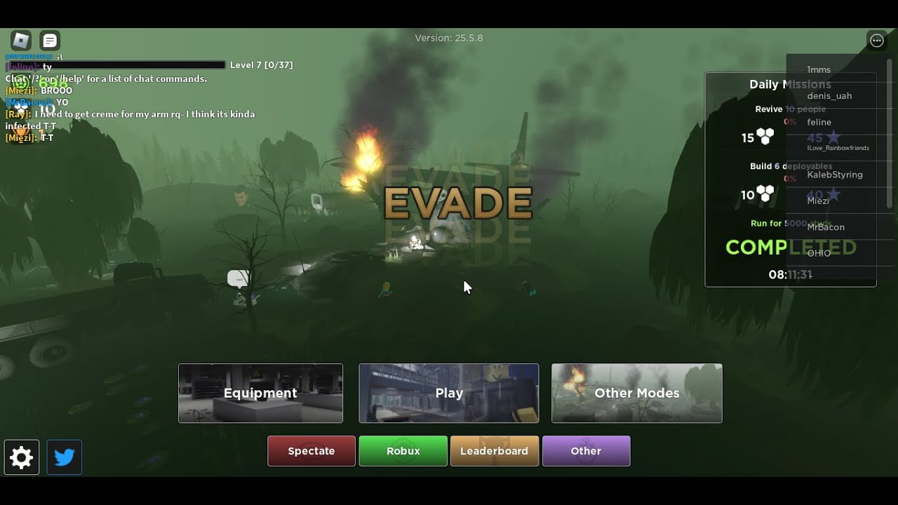 First time playing Evade - YouTube