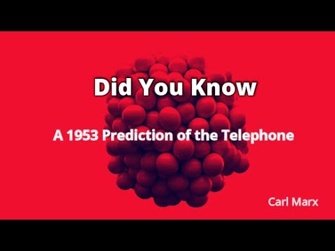 Telephone Prediction from 1953 - YouTube