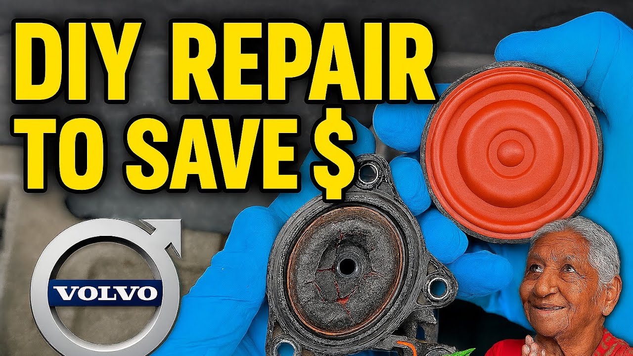 Volvo PCV diaphragm oil filter housing rebuild kit installation and ...