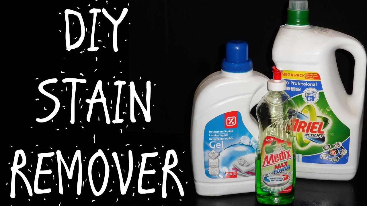 DIY STAIN REMOVER - YouTube