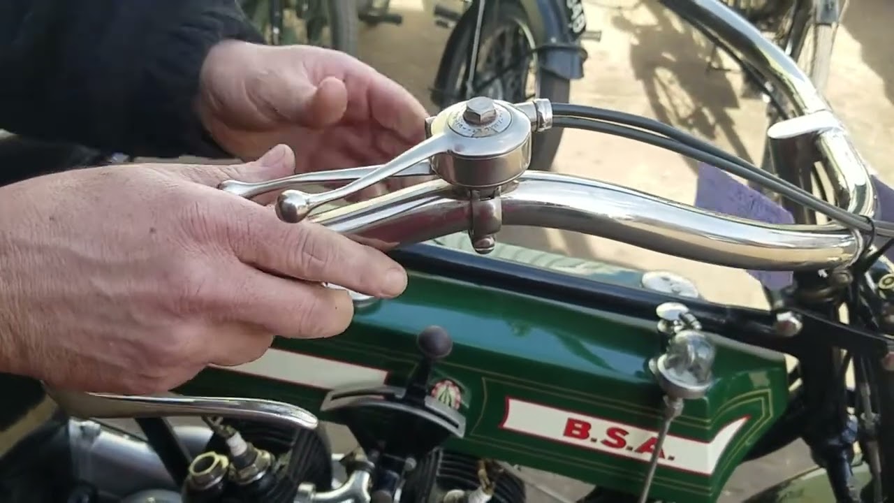 1921 BSA Model E 6hp 770cc at Andy Tiernans #08063BSA - YouTube