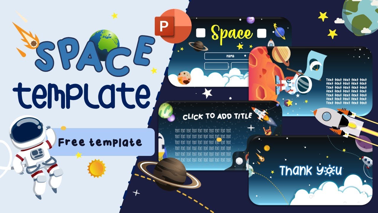 Space Power point template 🌚 | powerpoint templates animated free - YouTube
