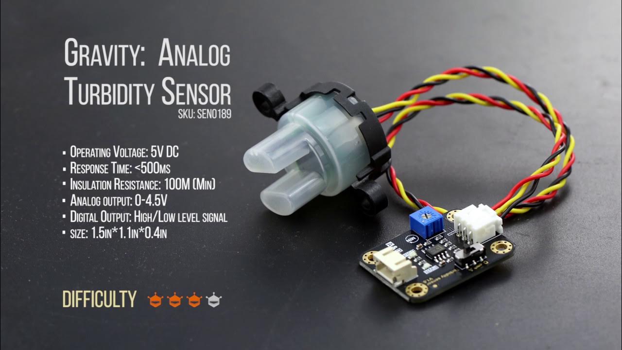 We've Got A New Toy! - Analog Turbidity Sensor (SEN0189) - Mar2016 ...