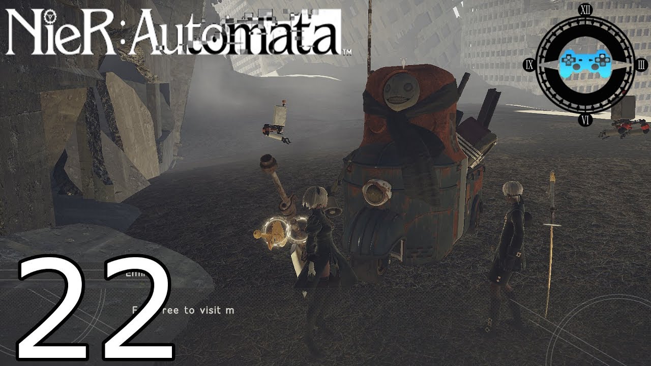 NieR: Automata Episode #22 - Emil's Shop [Blind Let's Play, Playthrough ...