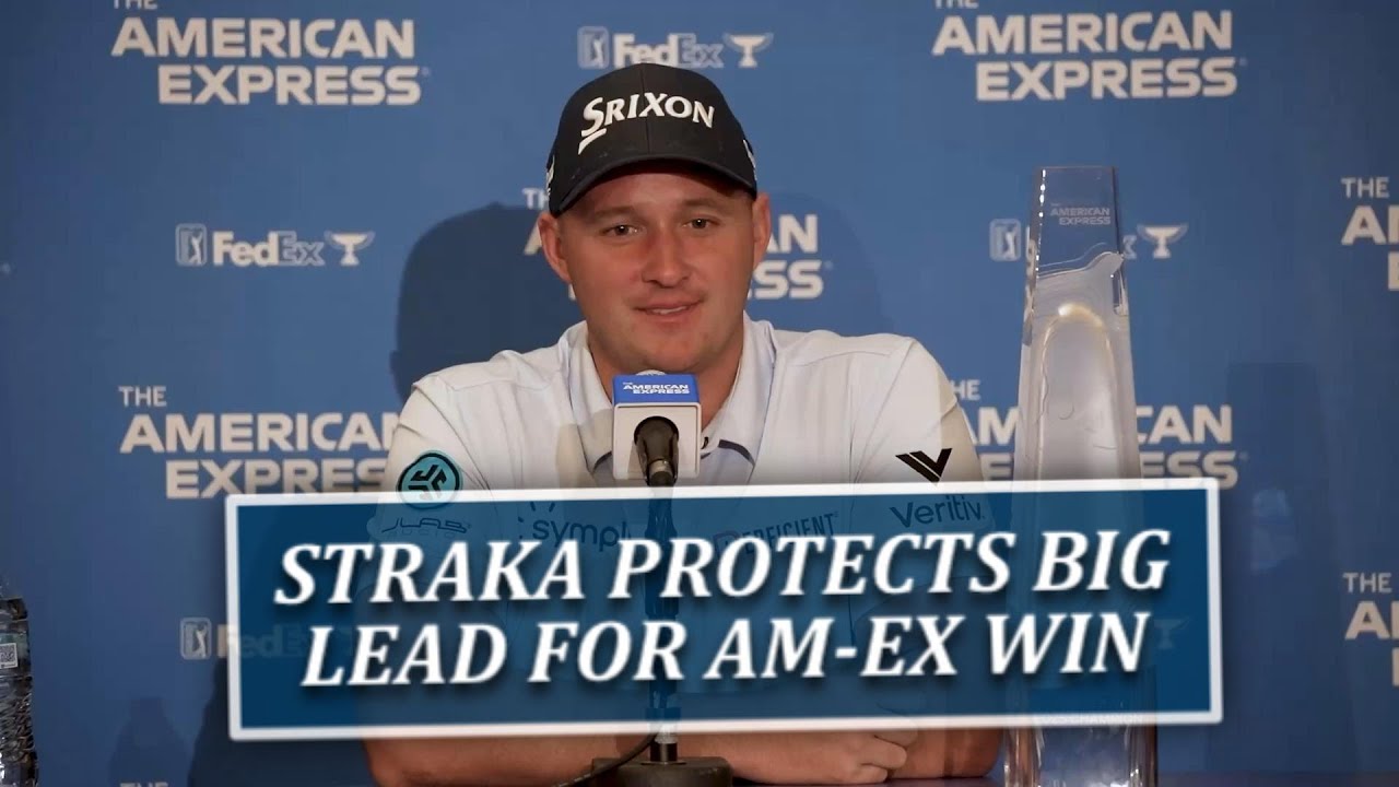 Sepp Straka Defends Big Lead To Win American Express - YouTube