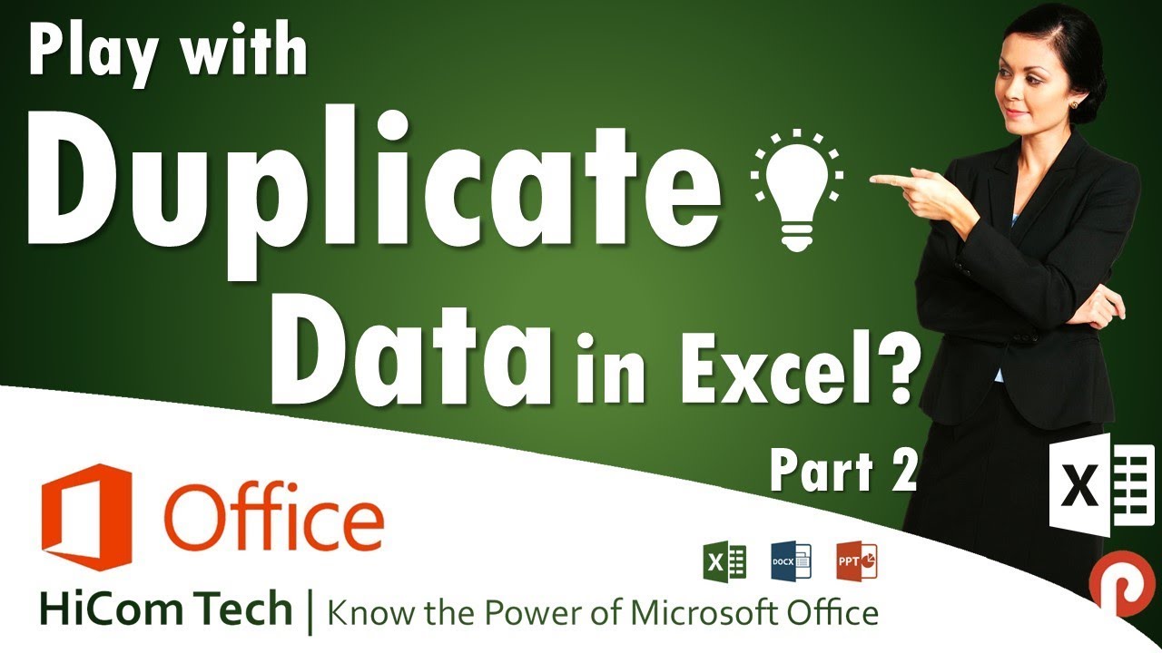Fix Duplicate Data In Excel Part 2 Highlight Remove Trigger 5063