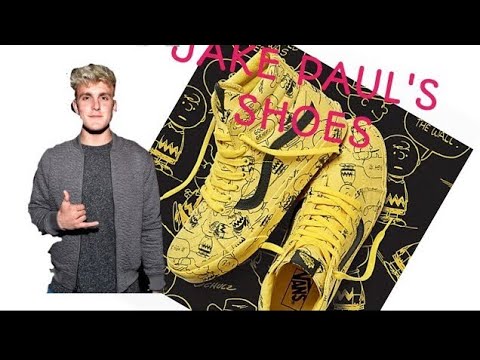 JAKE PAUL'S REVEALED SHOES/VANS SK8-HI PEANUTS - YouTube