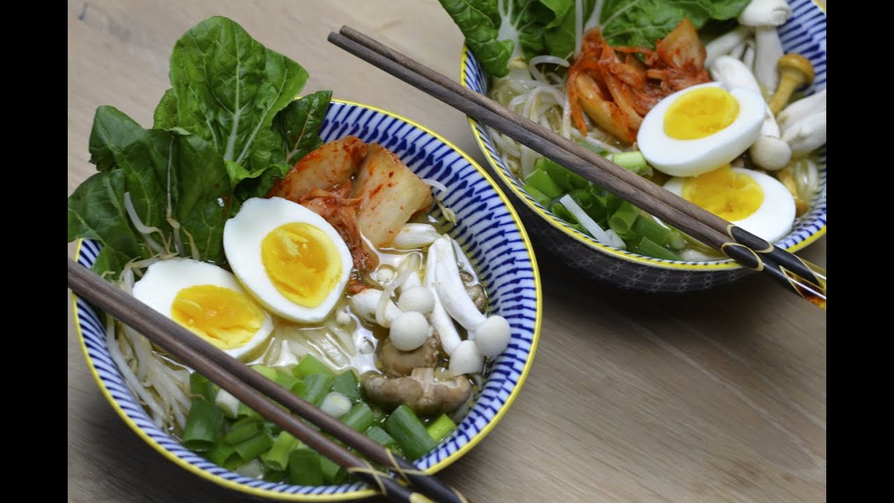 Einfaches Rezept für Ramen - japanische Nudelsuppe - YouTube