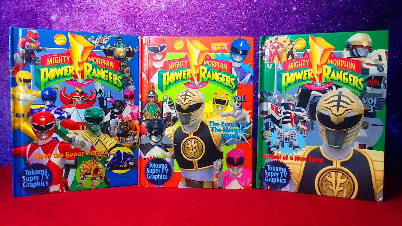 Tokuma's Super TV Graphics Books - Mighty Morphin Power Rangers - YouTube