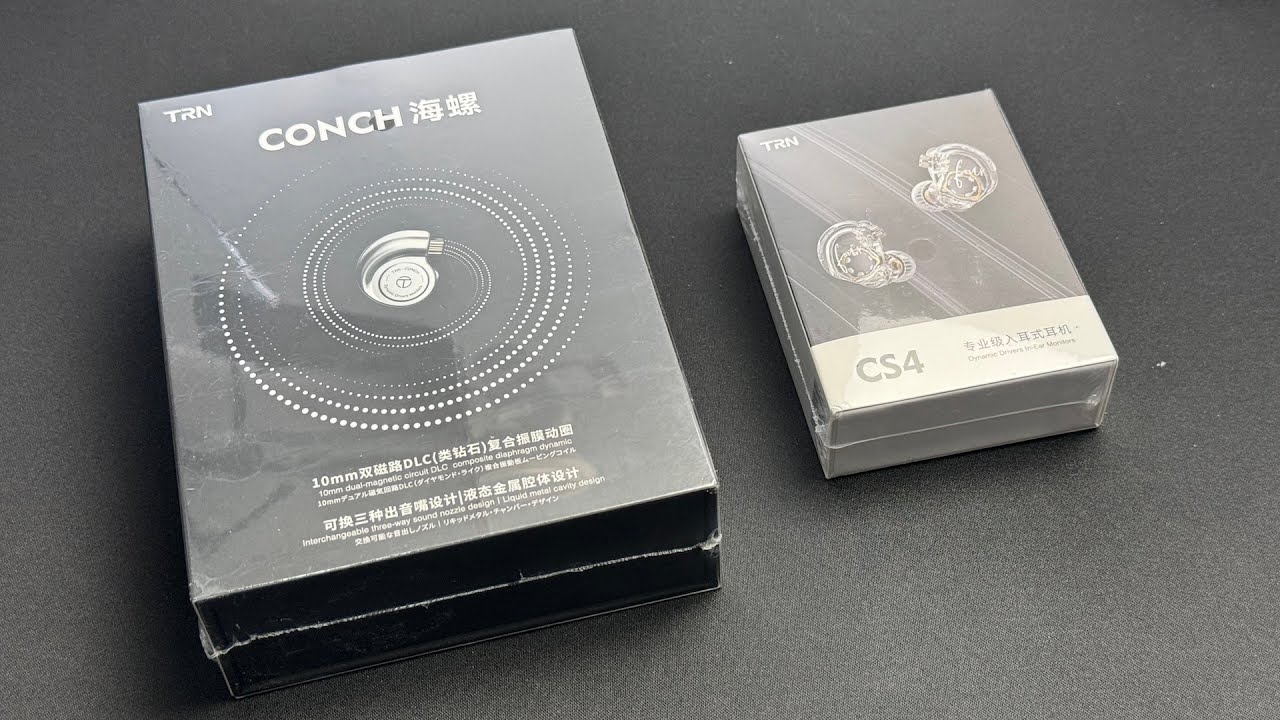 New Arrivals : TRN CS4 1DD IEM | CONCH 1DD IEM | Live Stream Review ...