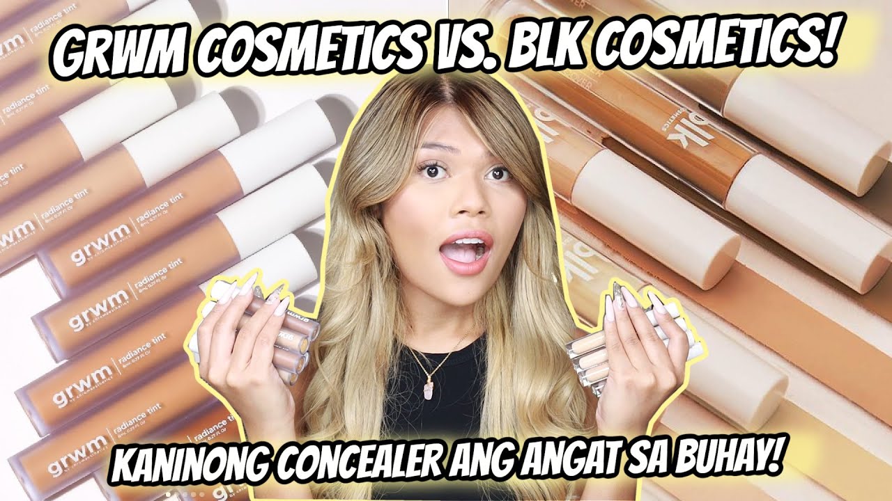 GRWM COSMETIC RADIANCE TINTS VS. BLK COSMETICS LIFEPROOF AIRY CONCEALER ...