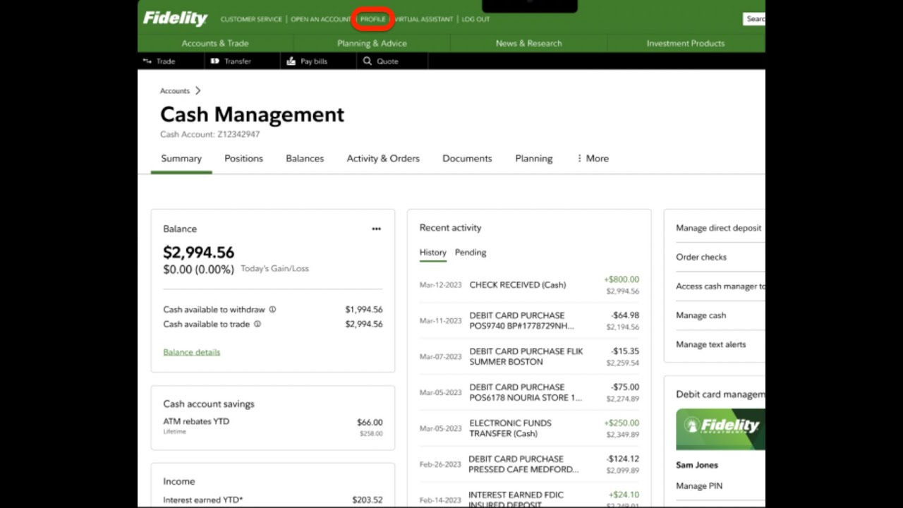 How to Change Address on Fidelity Account - YouTube