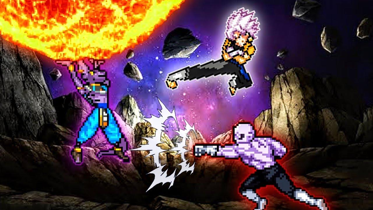 Beerus OP (all form) (New) VS Gogetto MUI OP & Jiren OP (all form) in ...