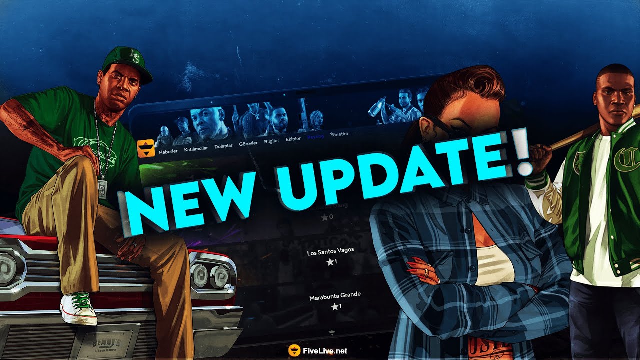 GTA 5 RP : FiveLive RP | New Ghetto Update - YouTube