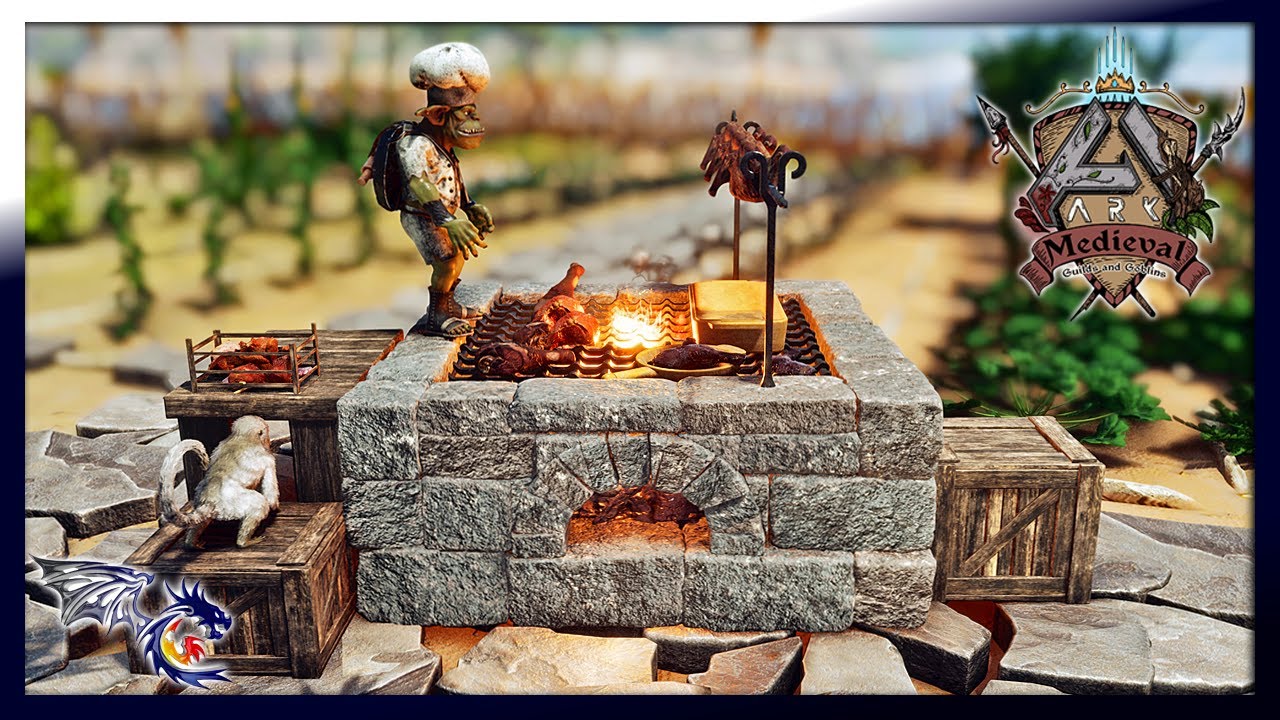 Cooking Medieval Foods | ARK: Medieval Guilds & Goblins #23 - YouTube