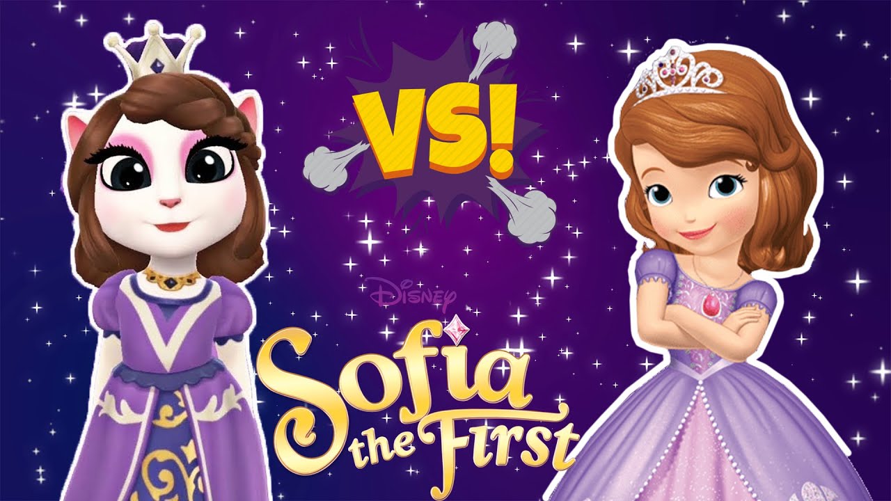 😻 Angela Vs Sofia The First 💜 - YouTube