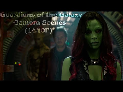Guardians of the Galaxy - Gamora Scenes (1440P)