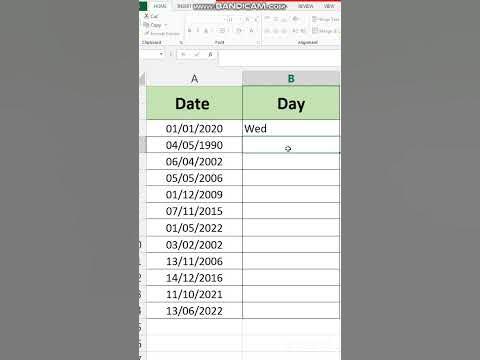 Find day by any date in Excel #shorts #exceltips #exceltutorial #excel #ytshorts #learning #tips ...