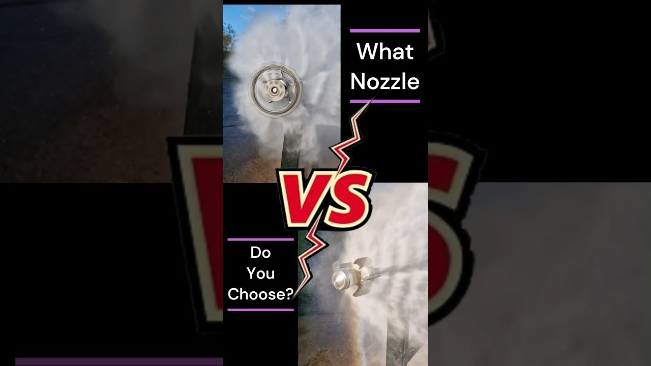 Drain Clean Busting Chain Flail Nozzle VS Root Cutting Nozzle - YouTube