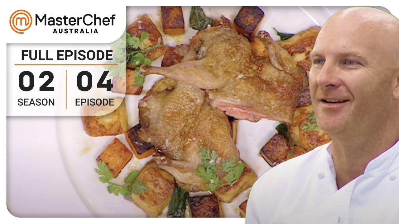 Matt Moran's Quail Test | MasterChef Australia | S02 EP04 - YouTube