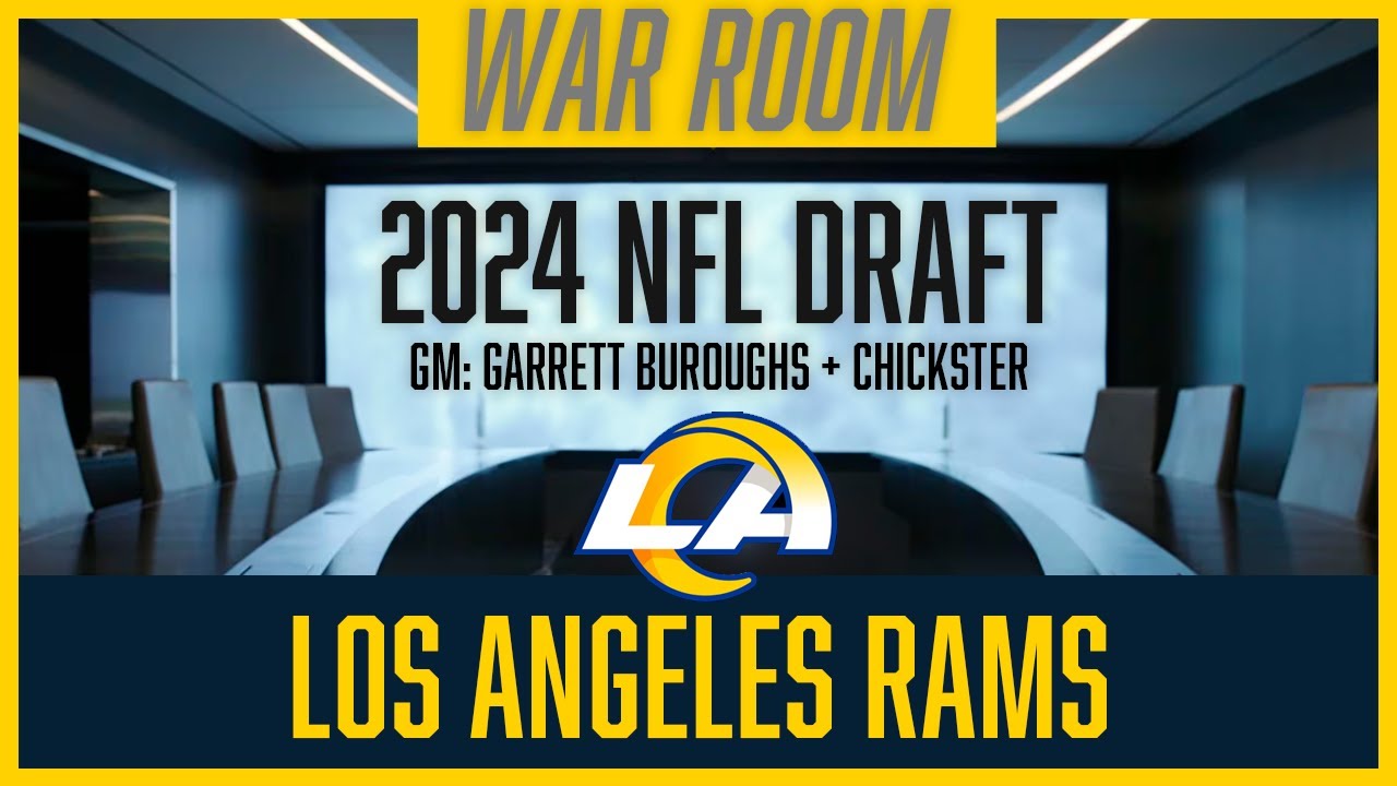 Draft Busters 2024 NFL Draft War Room: Los Angeles Rams - YouTube