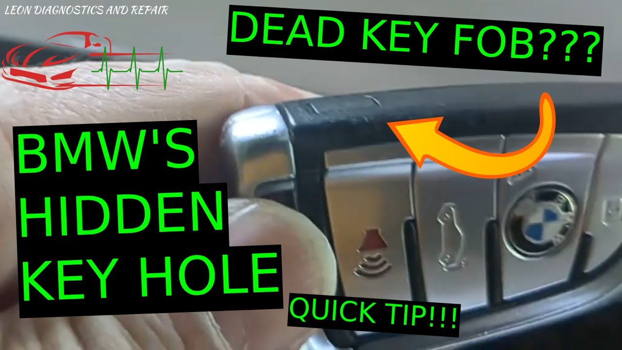 BMW HIDDEN KEY HOLE - YouTube