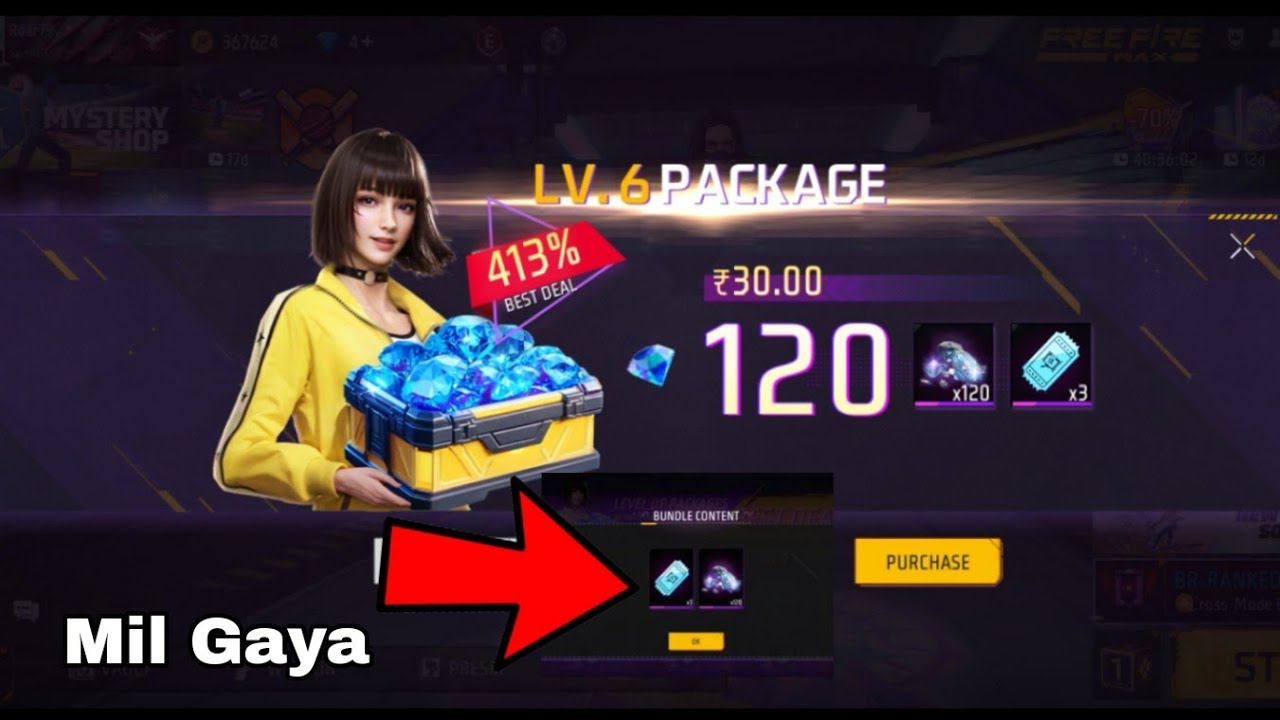 Free Fire Level Up Packages? | Level Up Packages 100% Working - YouTube