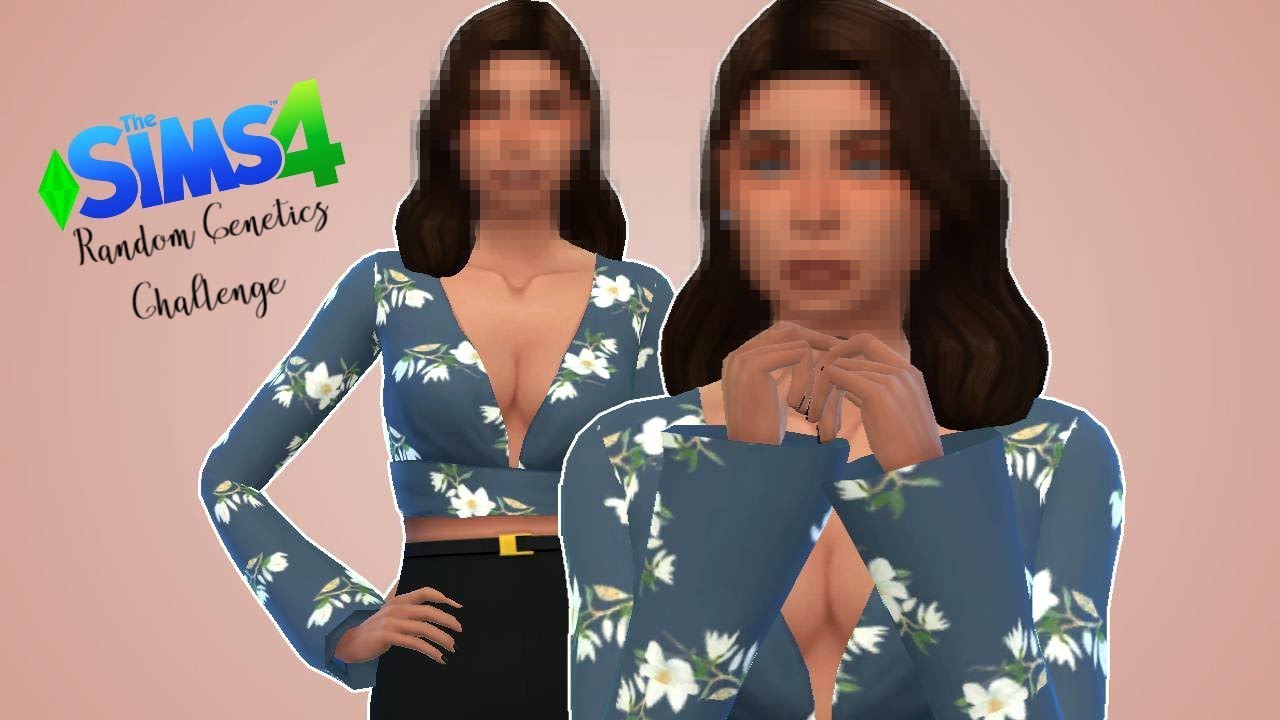 The Sims 4: Random Genetics Challenge #1 - YouTube