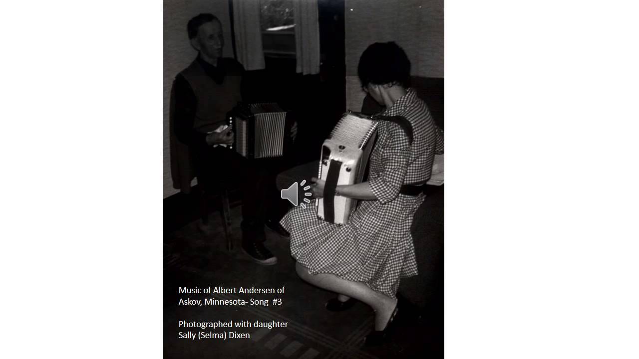 Albert Andersen plays traditional Danish folk songs on his Hohner ...