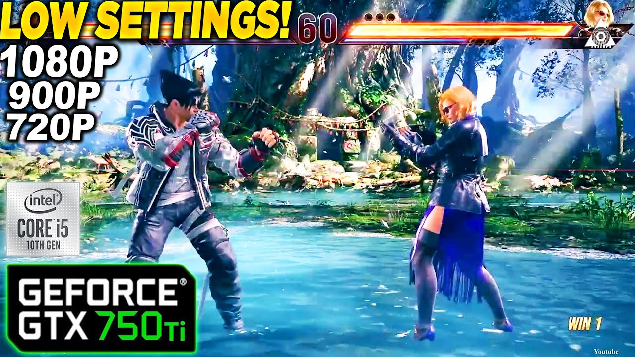 Tekken 8 GTX 750 Tİ - 1080p 900p 720p Low, - YouTube