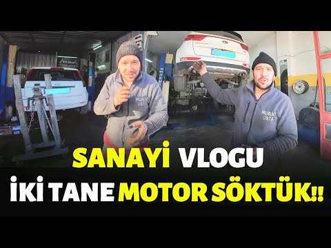 İKİ TANE ARABA'NIN MOTORUNU SÖKTÜK!! MURAT USTA