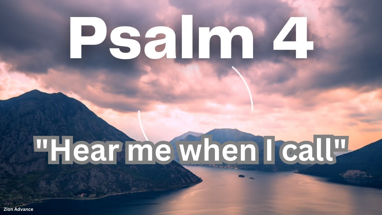 Psalm 4 [Audio Bible Scripture Real Live Singing and Guitar] - YouTube