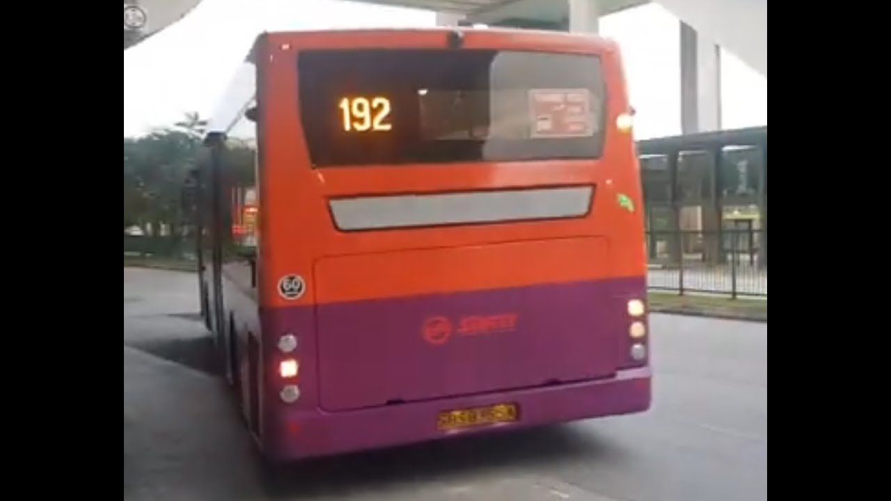 SMRT Buses SBS8355A Scania K230UB Euro 4 on 192 - YouTube