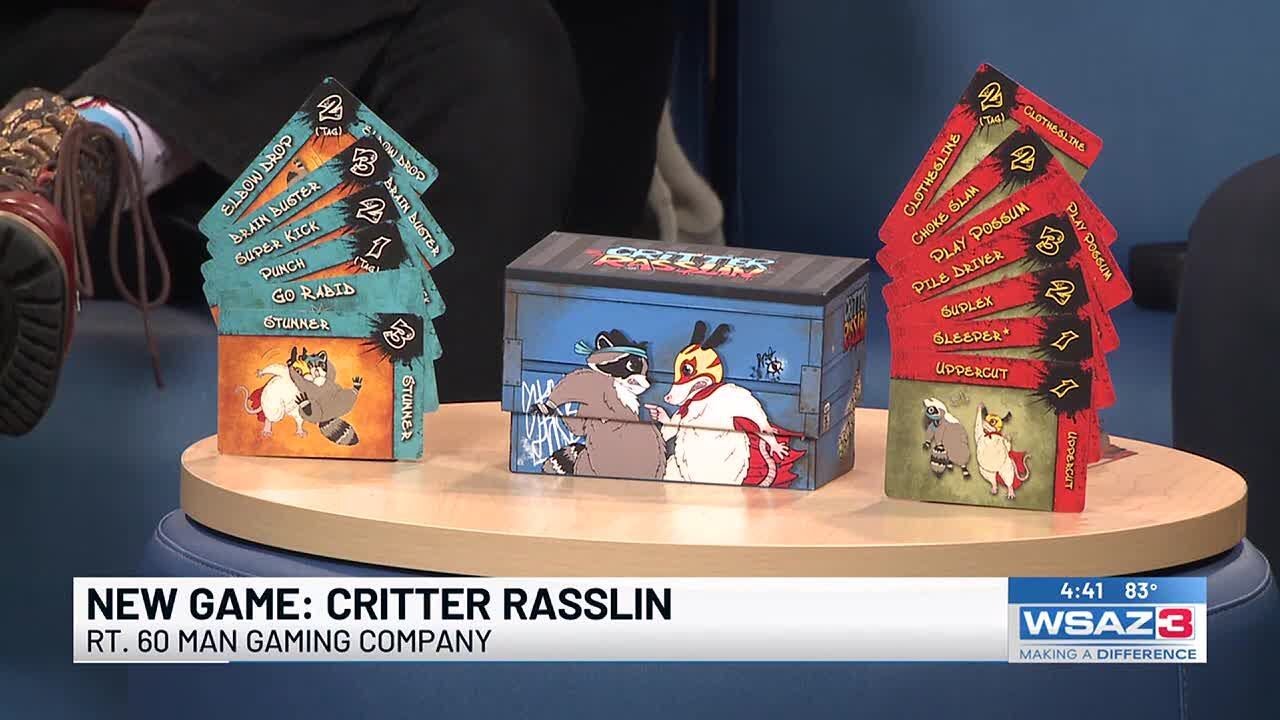 New game from Rt. 60 Man Gaming Company: Critter Rasslin - YouTube
