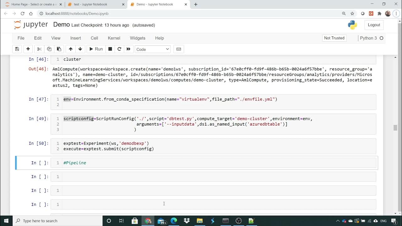 Chapter28 AzureML Pipeline Introduction - YouTube