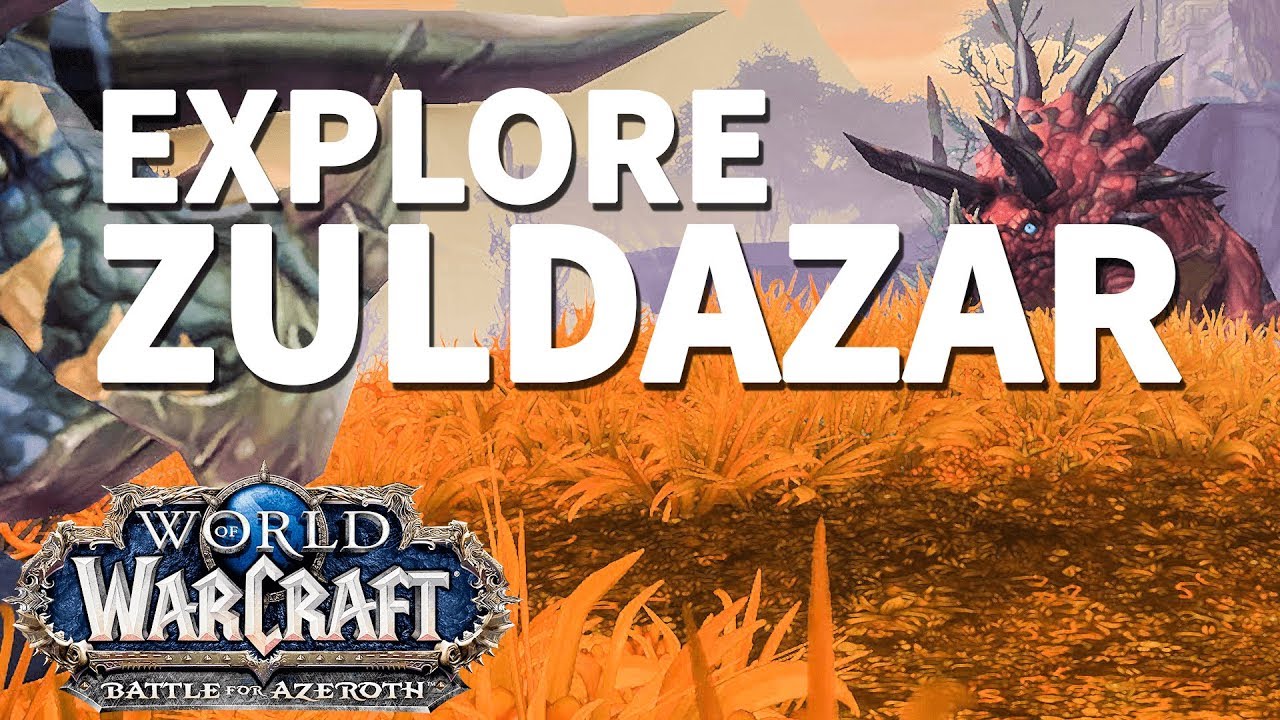 Savagelands WoW BfA Explore Zuldazar - YouTube