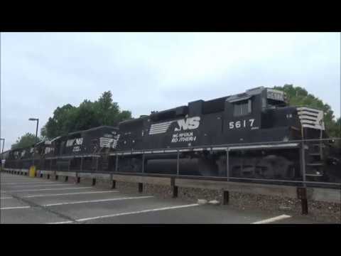 Chasing NS H70 (5/27/2018) 7 engines, GP38-2 leader, BNSF, Allendale,NJ-New Windsor,NY - YouTube