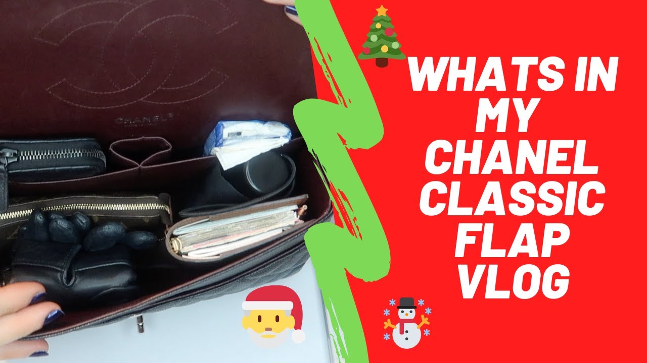 WHATS IN MY CHANEL CLASSIC FLAP :VLOG - YouTube