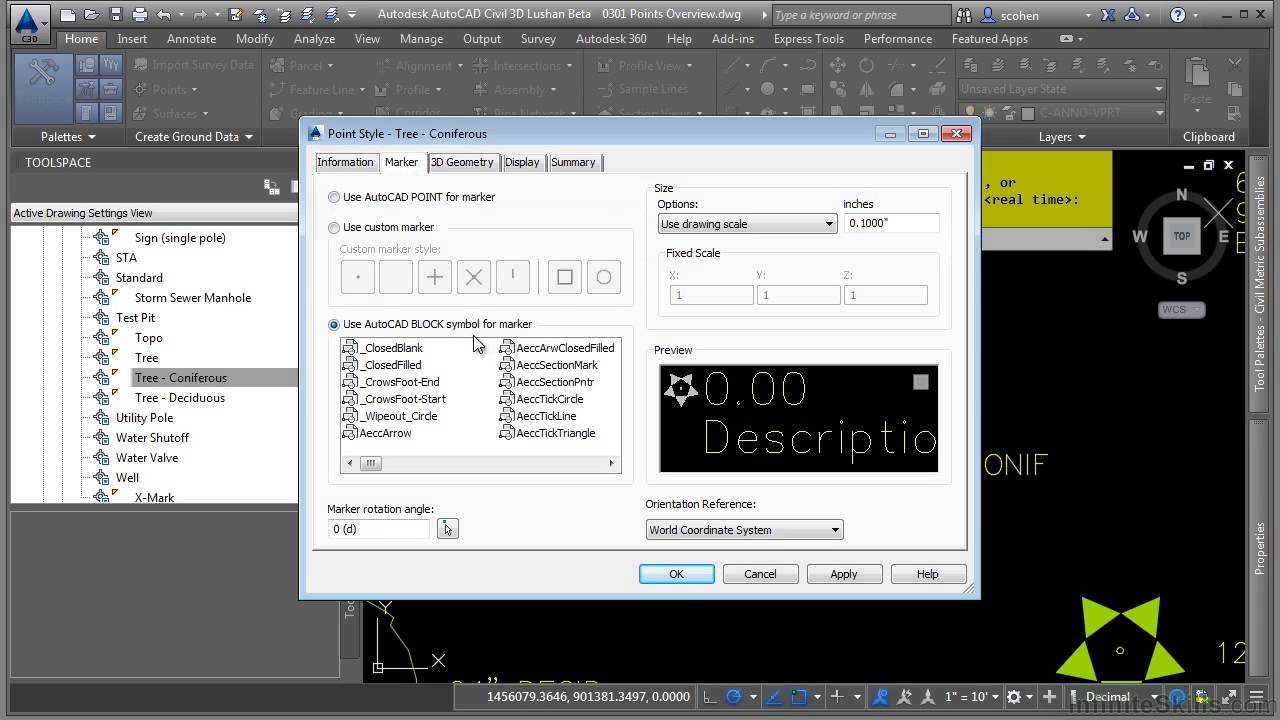 AutoCAD Civil 3D 2015 Tutorial | Points Overview - YouTube