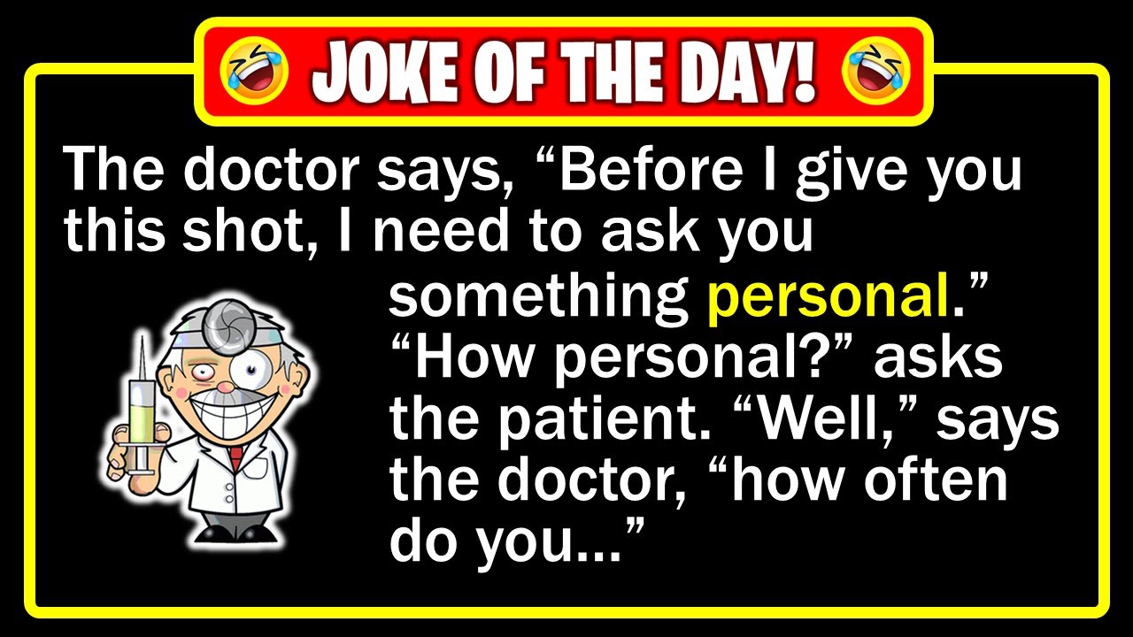 🤣 BEST JOKE OF THE DAY! - A man stumbles into the doctor’s office ...