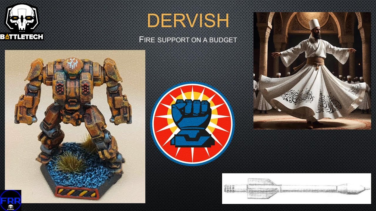 Battletech's Dervish, a Primitive Workhorse Fire Support! - YouTube