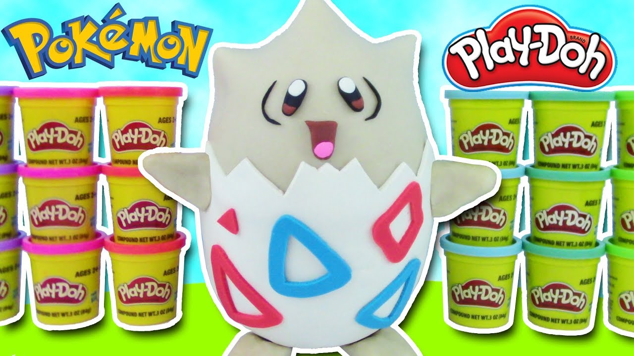 GIANT TOGEPI SURPRISE EGG Play-Doh Pokemon Lego Mario Cars Squishy Toys ...
