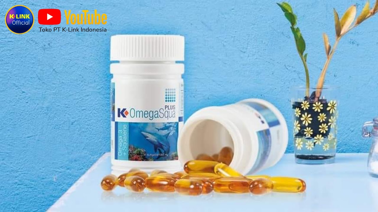 K OMEGA SQUA PLUS minyak ikan omega 3 bergaransi original PT K-Link ...