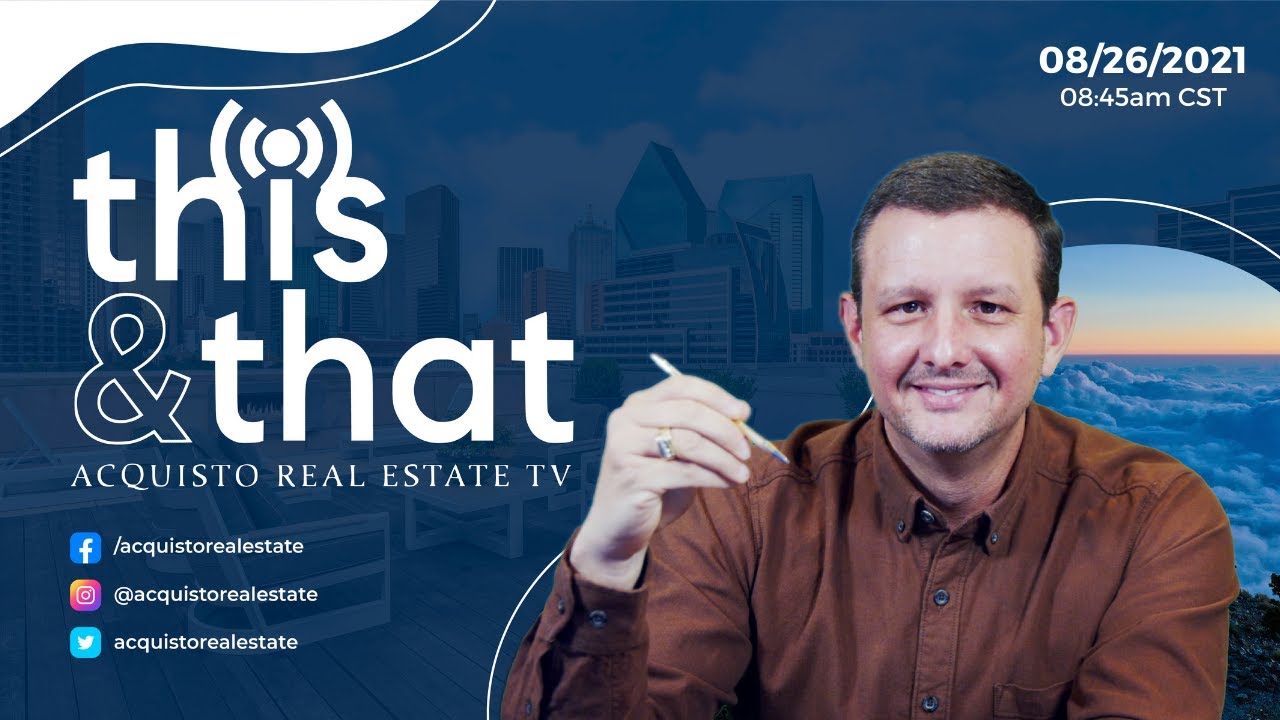 TNT Live | 08/26/21 | Mike Acquisto | Real Estate Talk Show - YouTube