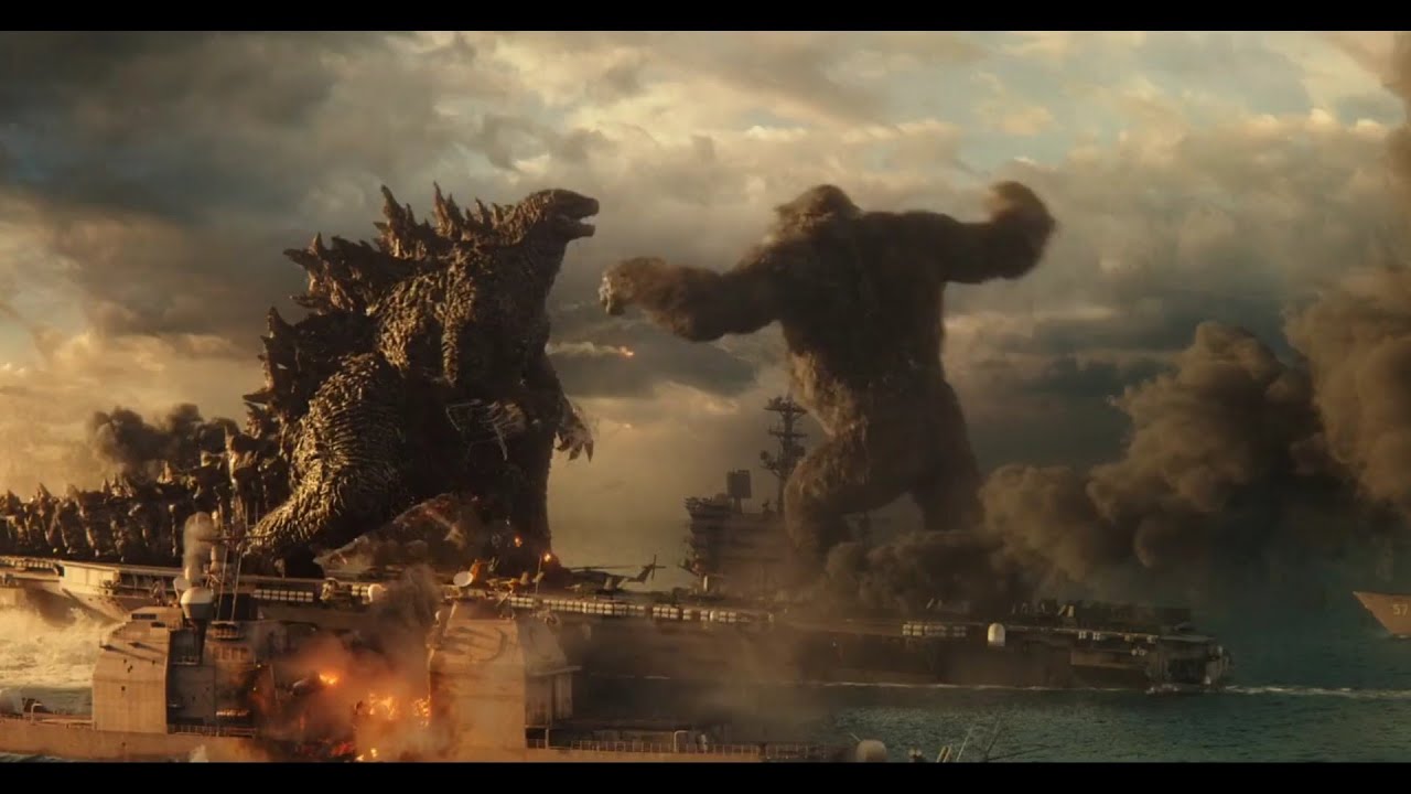 Godzilla Vs Kong Aircraft Battle Godzilla Vs Kong Ocean Fight Movie