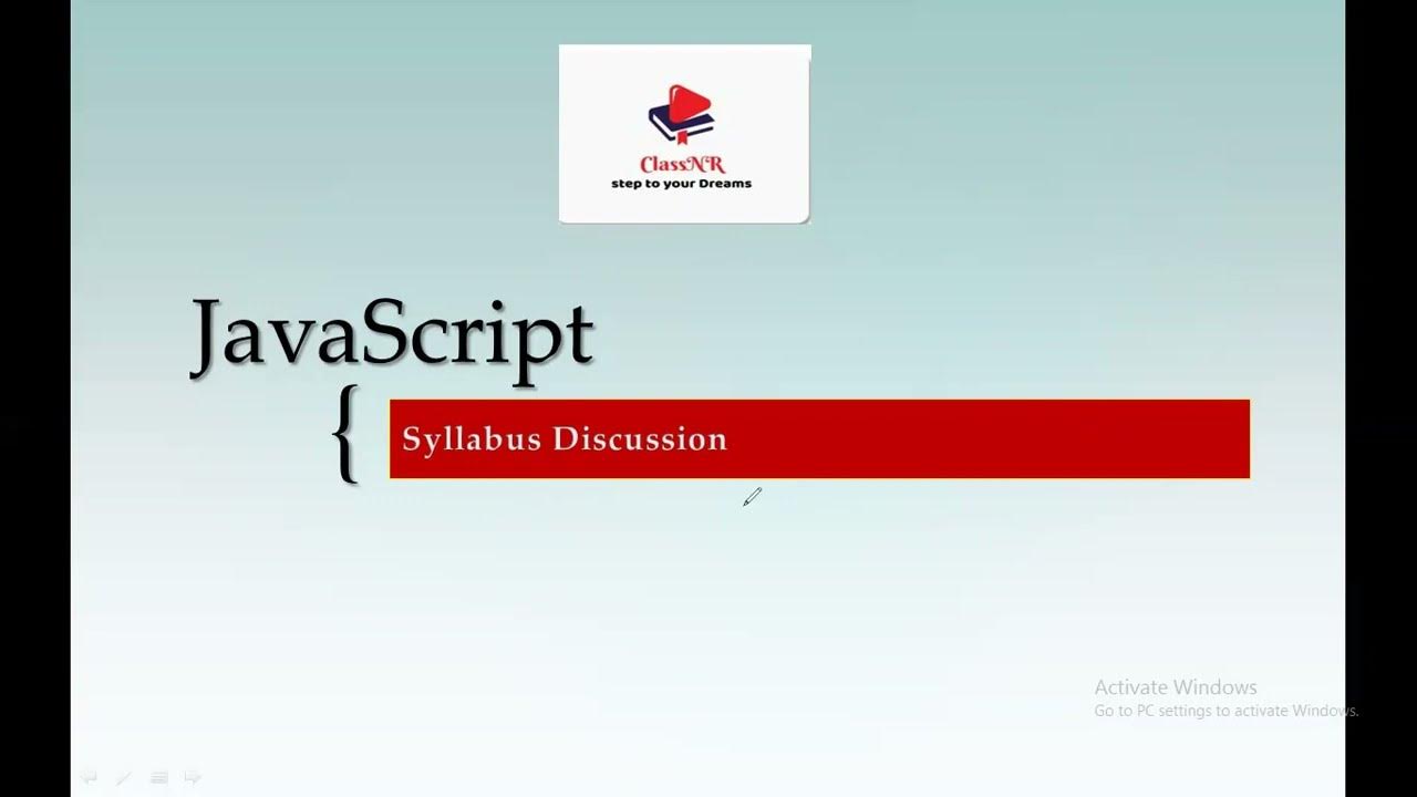 JavaScript - Syllabus Discussion in Hindi #ITI #COPA #IT #CBSE - YouTube
