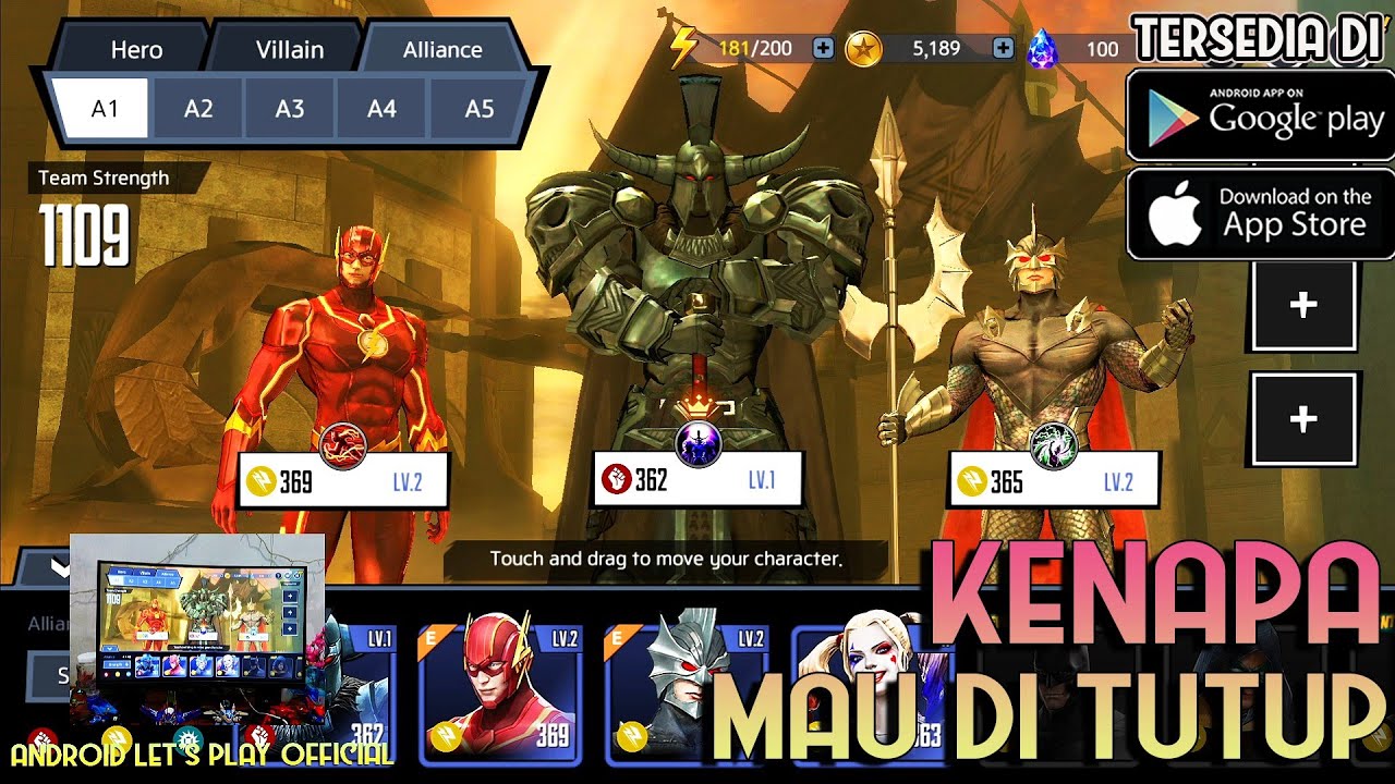Game Bagus Tutup server 😫 - DC UNCHAINED Gameplay Android Let's play ...