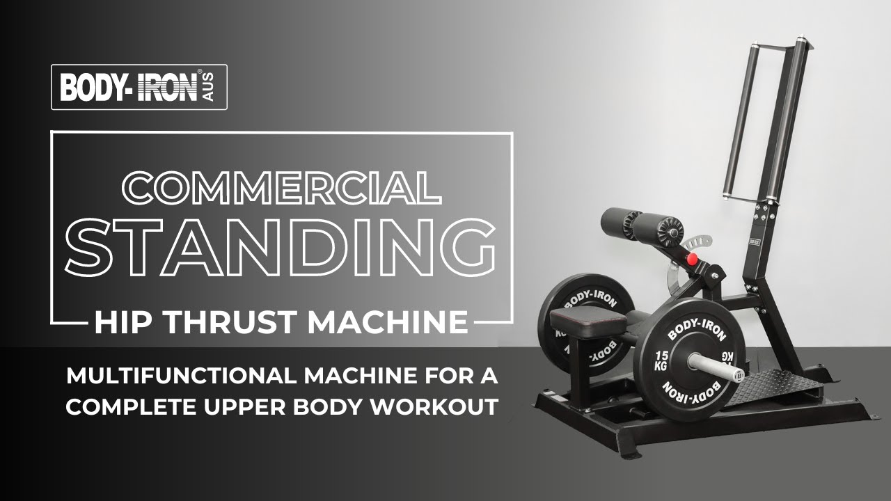 Body Iron Commercial Standing Hip Thrust Machine - YouTube