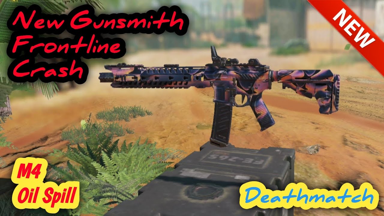 CODM‼️NEW GUNSMITH M4 OIL SPILL IN CRASH - YouTube
